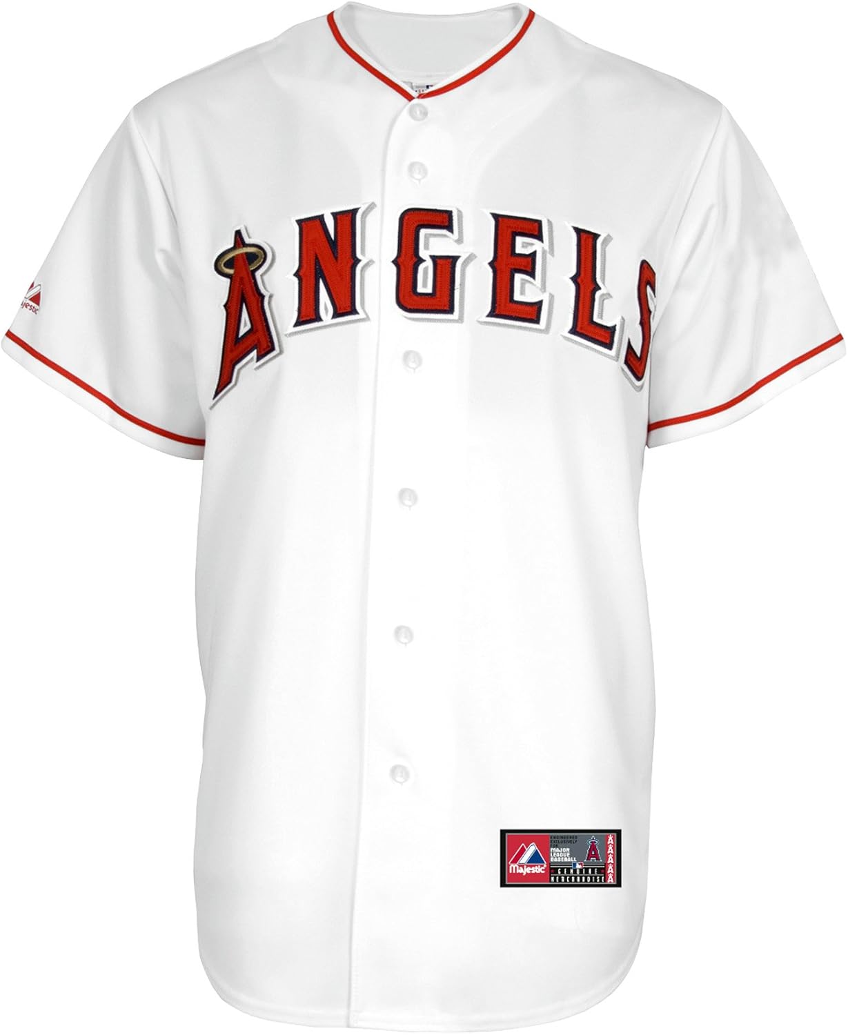 Majestic MLB Youth Los Angeles Angels of Anaheim White Home - Camiseta ...