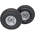 Amazon.com: Antego Tire & Wheel (Set of 2) 15x6.00-6 Tire and Wheel Assemblies, ATW-001, 4 Ply ...