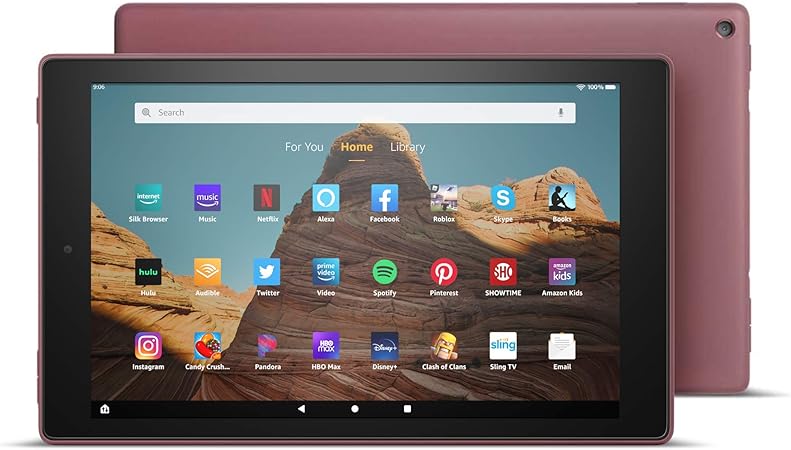 New Amazon Fire HD 10 Tablet Generation 9th (10.1" 1080p full HD ...