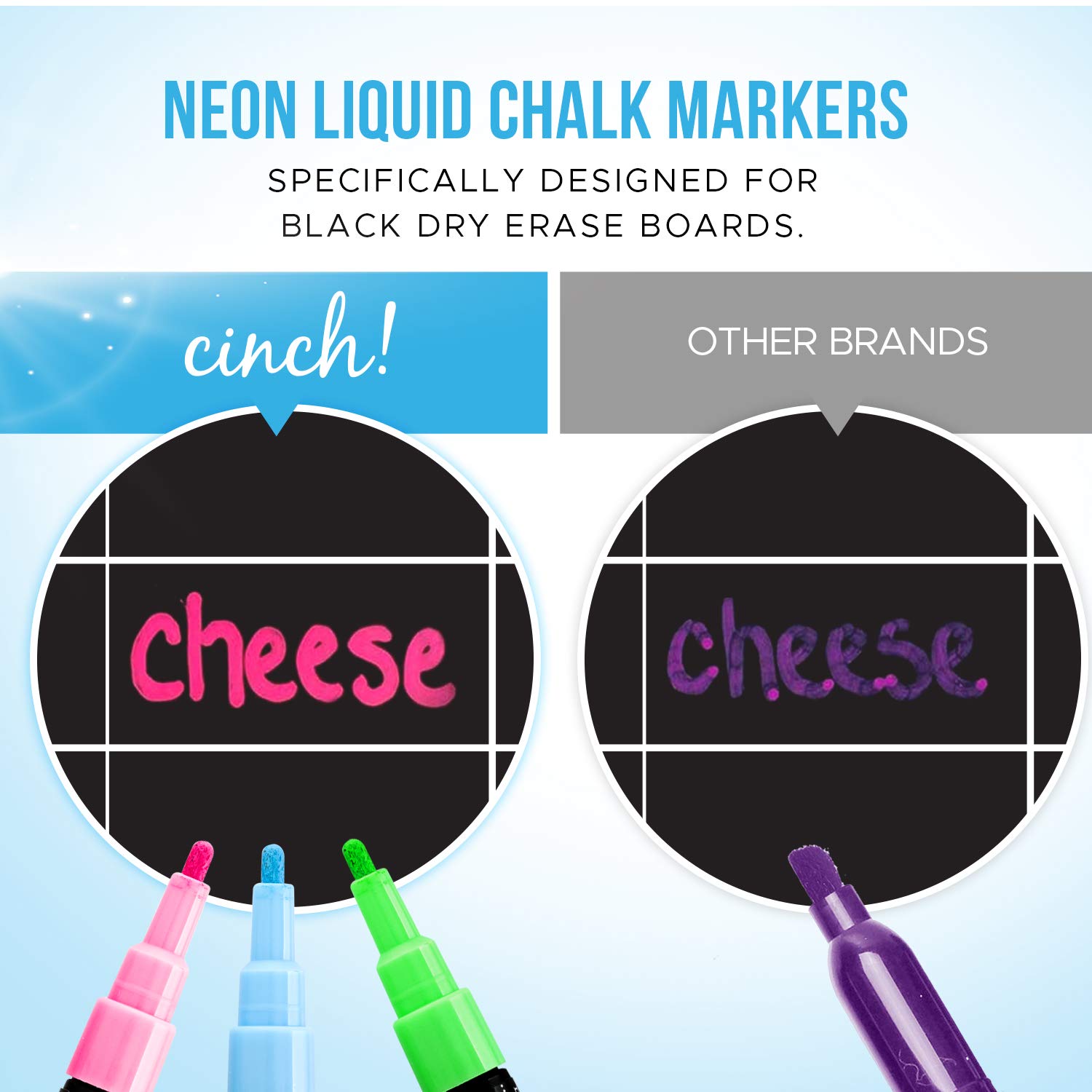 Mua Cinch Magnetic Dry Erase Chores Chart for Kids (17x20 inches, Black ...