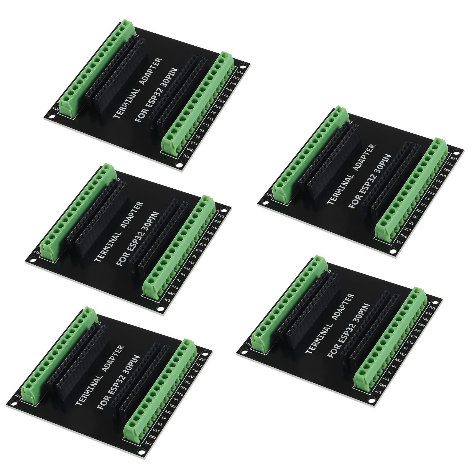 5pcs Esp32 Breakout Board Gpio 1 Into 2 Compatible With 30 Pins Esp32s Esp32 Development Board 2