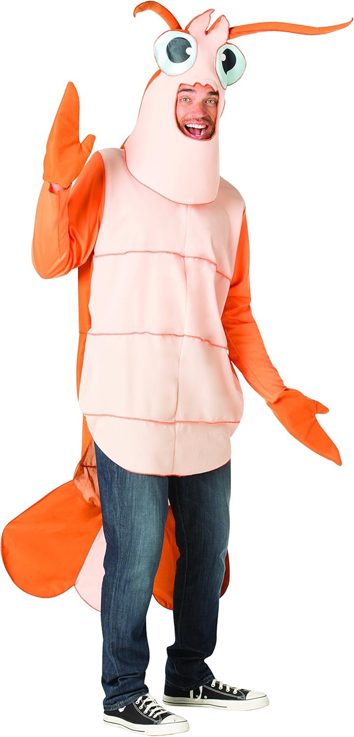 Amazon.com: Rasta Imposta Shrimp Costume, Crawfish, Crustacean Adult ...
