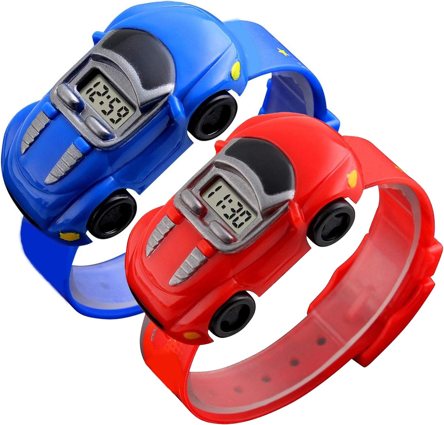Buy Time Up Digital Dial Combo of 2 Kids CAR Toy-Watches for Age 3-8 ...