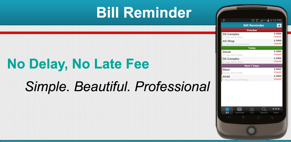 Amazon.com: Bill Reminder: Appstore for Android