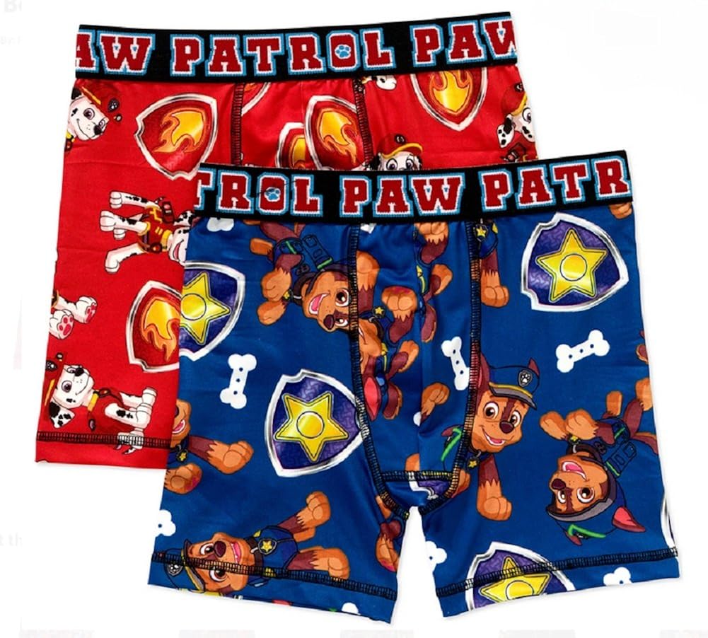 Nickelodeon Boys Paw Patrol Boxer Brief 4/6 X-Small, 2-Pack: Amazon.ca ...