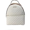 Amazon.com | Michael Kors Sheila Medium Logo Backpack (Vanilla ...