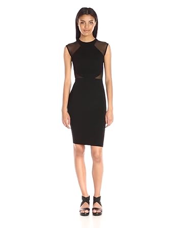 Amazon.com: French Connection Women's Viven Paneled Jersey Dress: Clothing