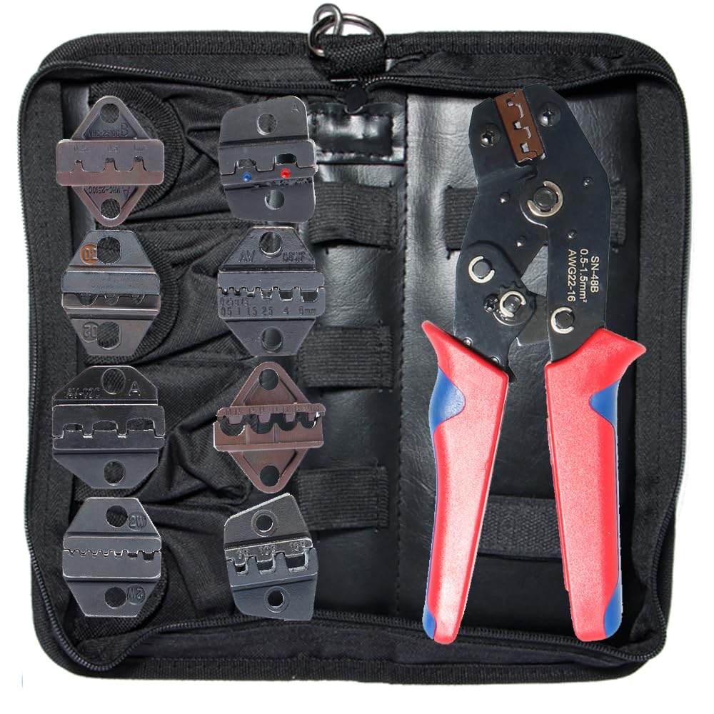 Mua shengbowi Ratcheting Open barrel Wire Crimping Mini Tools Set 8 ...