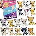 Amazon.com: LPS Cat Pack Toy 6 Pcs Random Rare Old Kitty Pet Lot Mini ...