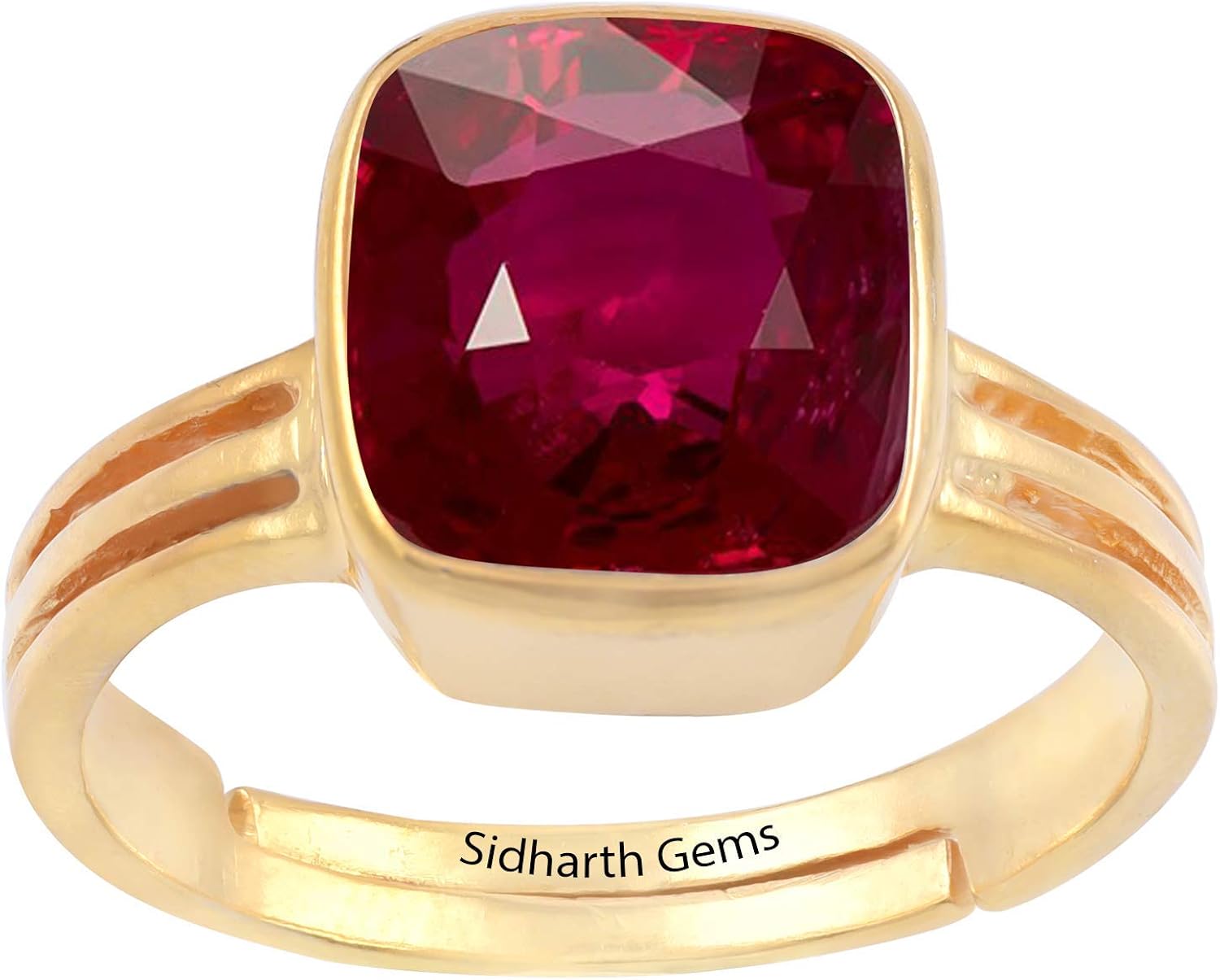 Buy Sidharth Gems 11.25 Ratti /10.00 Carat Ruby (Manik/Manikya/Maneek ...