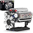 Amazon.com: Mould King 10171 V8 Engine Building Blocks Sets - 487+ PCS ...