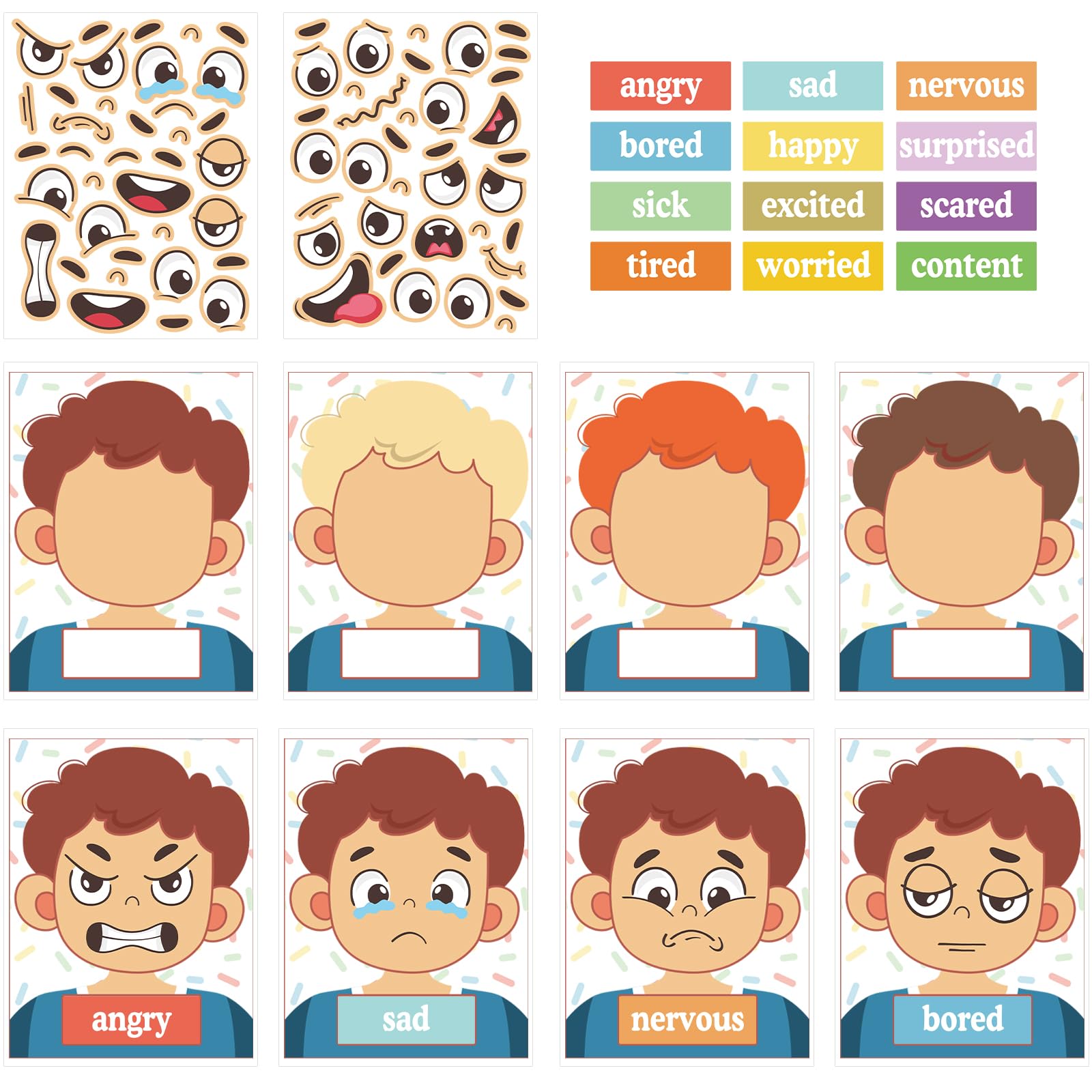 Emotional Faces Chart