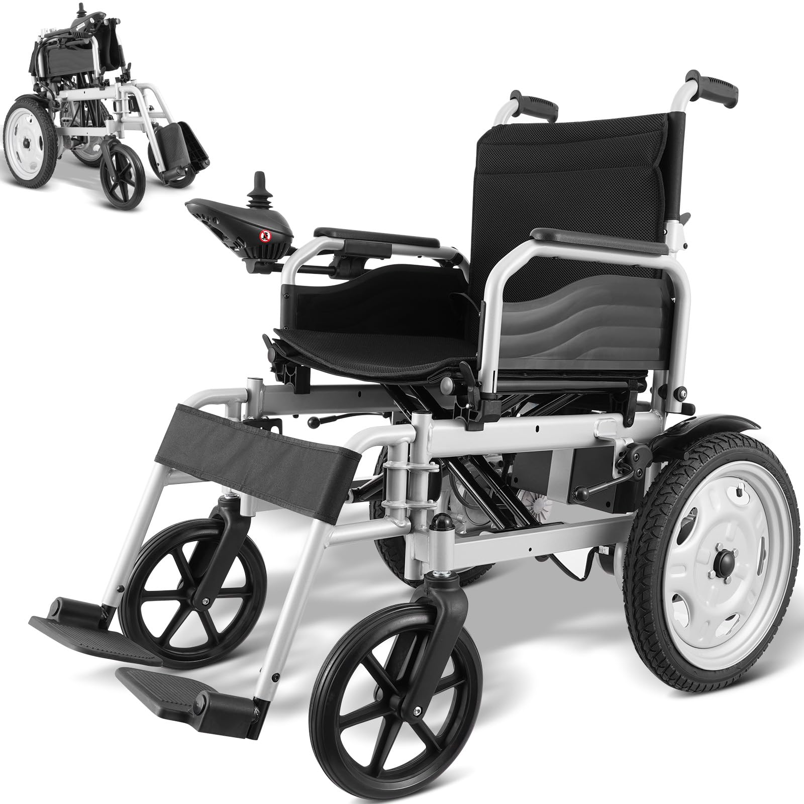 VEVOR Motorized Wheelchair for Adults and Elderly, Supports up to 265 ...
