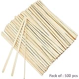 Asian Hobby Crafts Natural Unfinished Round Bamboo Sticks (9-inch ...