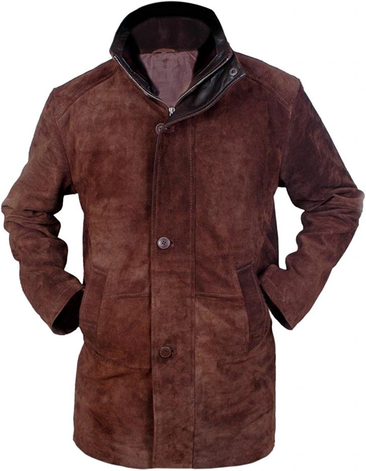 Men's Sheriff Walt Longmire Robert Taylor Leather Coat: Amazon.co.uk ...