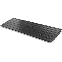 Pyle Car Driveway Curbside Bridge Ramp - Heavy Duty Rubber Threshold ...