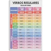 Amazon.com: ZOCJNALC Spanish, Regular Verbs, Verb Conjugations, Grammar ...