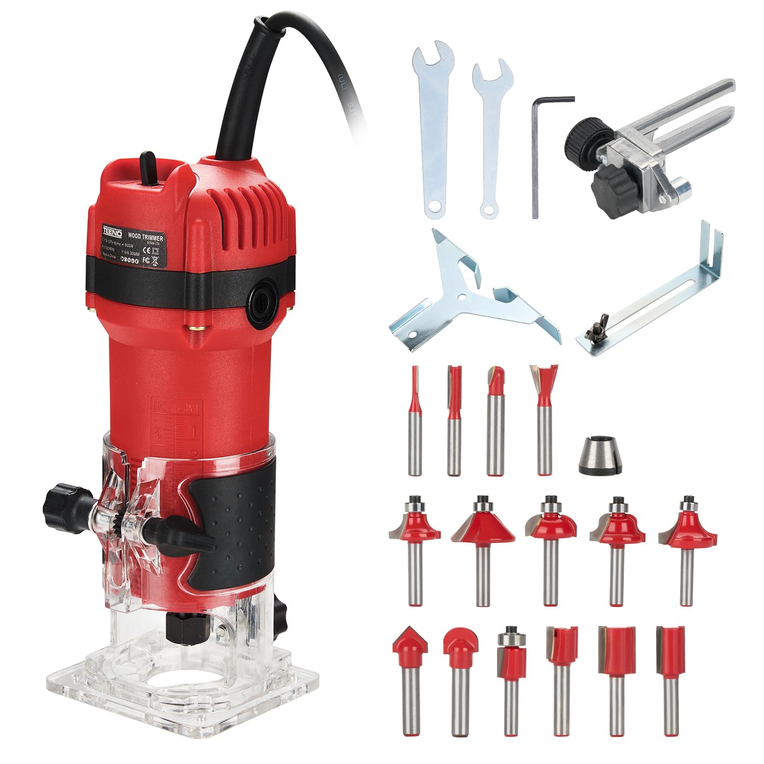 Mua Wood Router, 800W Compact Router Tools for Woodworking, 31000 RPM ...