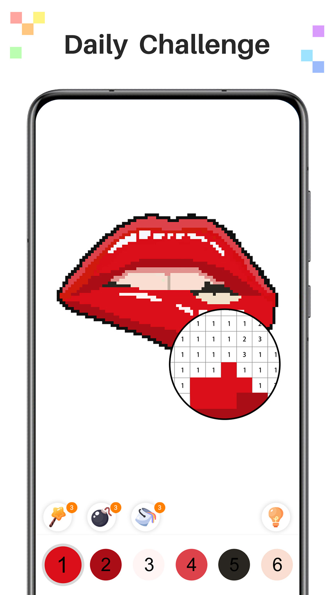 ドット絵: 数字で塗り絵, ピクセルアート色塗りゲーム:Amazon.co.jp:Appstore for Android