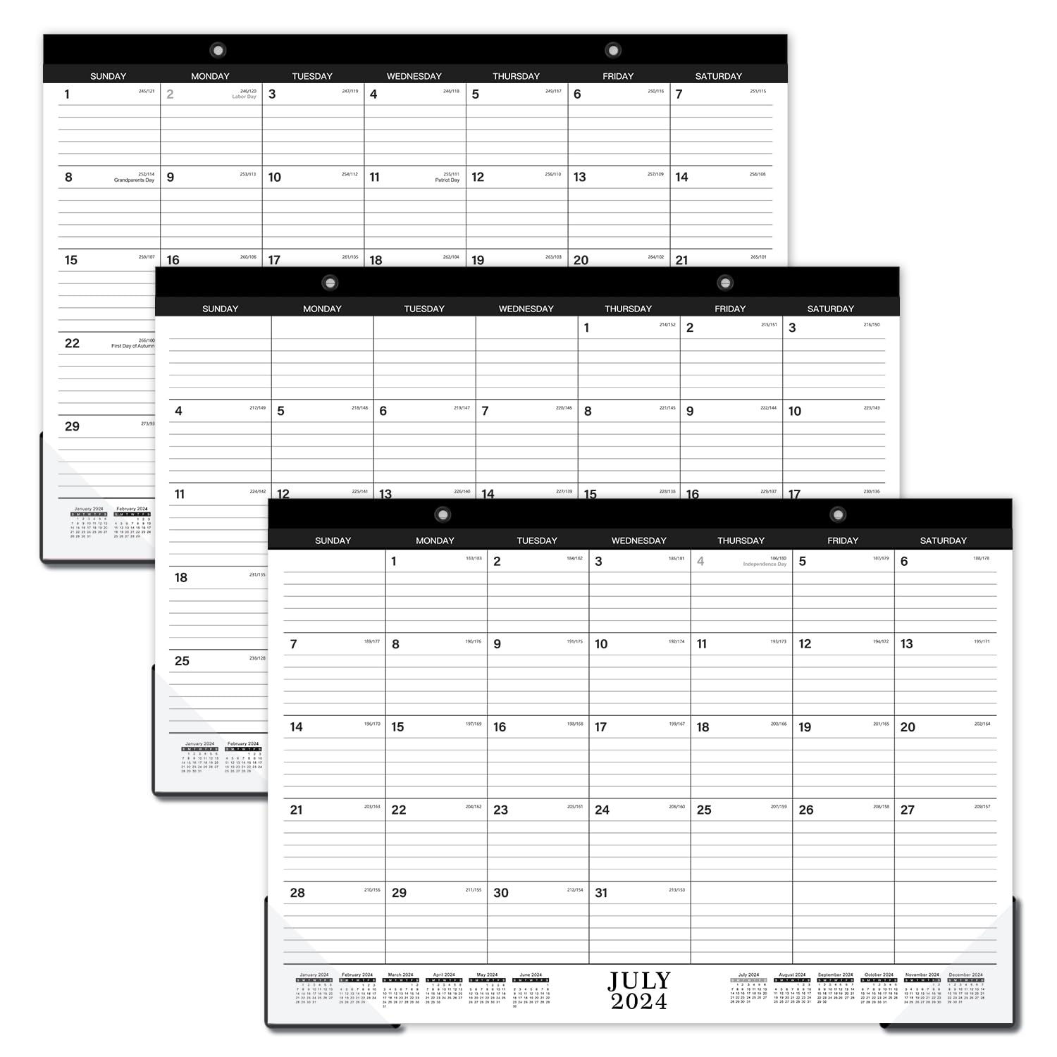 Mua 2024-2025 Desk Calendar - MAR. 2024 - AUG. 2025, 12 Monthly ...
