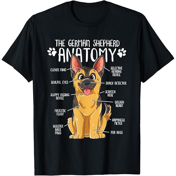 Camiseta De Perro Pastor Sam