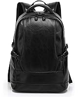 Amazon.com: BAOSHA BP-08 TOP PU Leather Laptop Backpack School College ...
