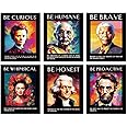 Amazon.com: ZHAXFA Famous Scientists Quotes Posters,Growth Mindset ...