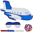 Amazon.com: Airplane Piñatas for Birthday Party Plane Piñata with Stick ...