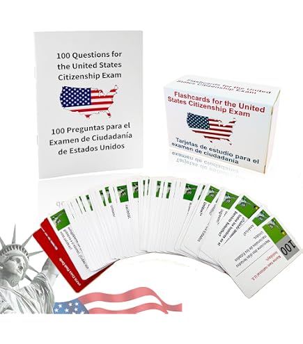 US Citizenship Flash Cards 2025 And 2026: USCIS Naturalization Test ...