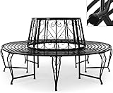 Selections Circular Metal Tree Bench: Amazon.co.uk: Garden & Outdoors
