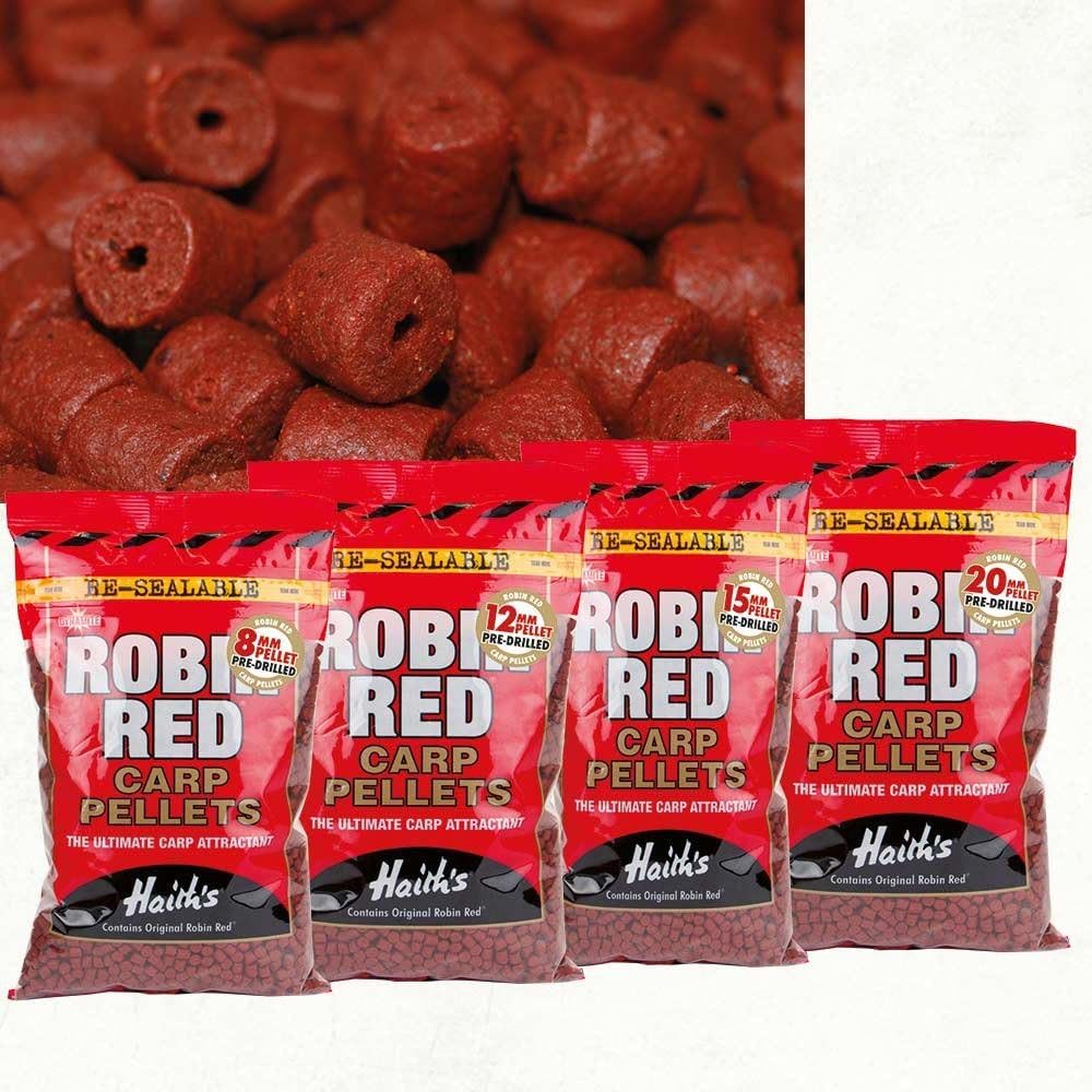 Dynamite Baits 12mm Robin Red Pre Drilled Pellets 900g the original ...