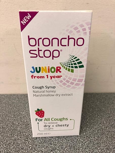 Bronchostop Junior Cough Syrup 120ml: Amazon.co.uk: Health & Personal Care