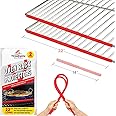 Amazon.com: Silicone Oven Rack Shield Guard, Extra Long 22” Red (2 Pack ...