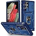 Amazon.com: DAWEIXEAU Case for Galaxy S23 Ultra, Slide Lens Protective Case Shockproof Impact ...