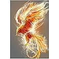 Amazon.com: Fire Phoenix Poster Phoenix Bird Canvas Wall Art Classic ...