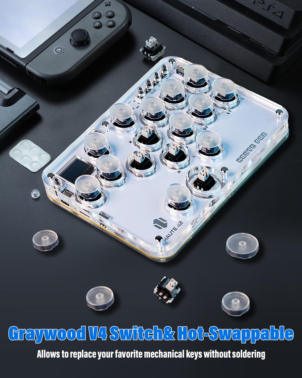 Mua JZW-Shop Haute42 Leverless Arcade Stick G16, All-Button Arcade ...