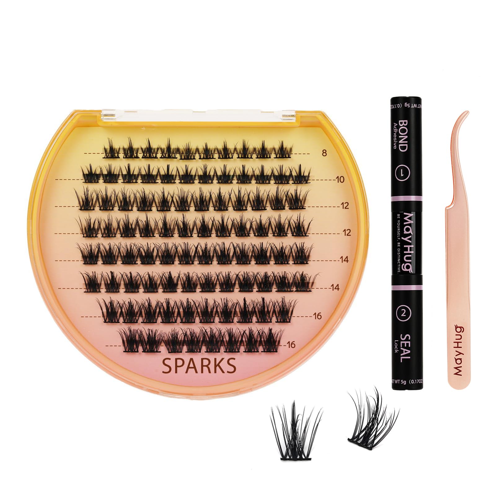 MH Lash Remover for Lash Extensions 12ml Cluster Lash Glue Remover Lash ...