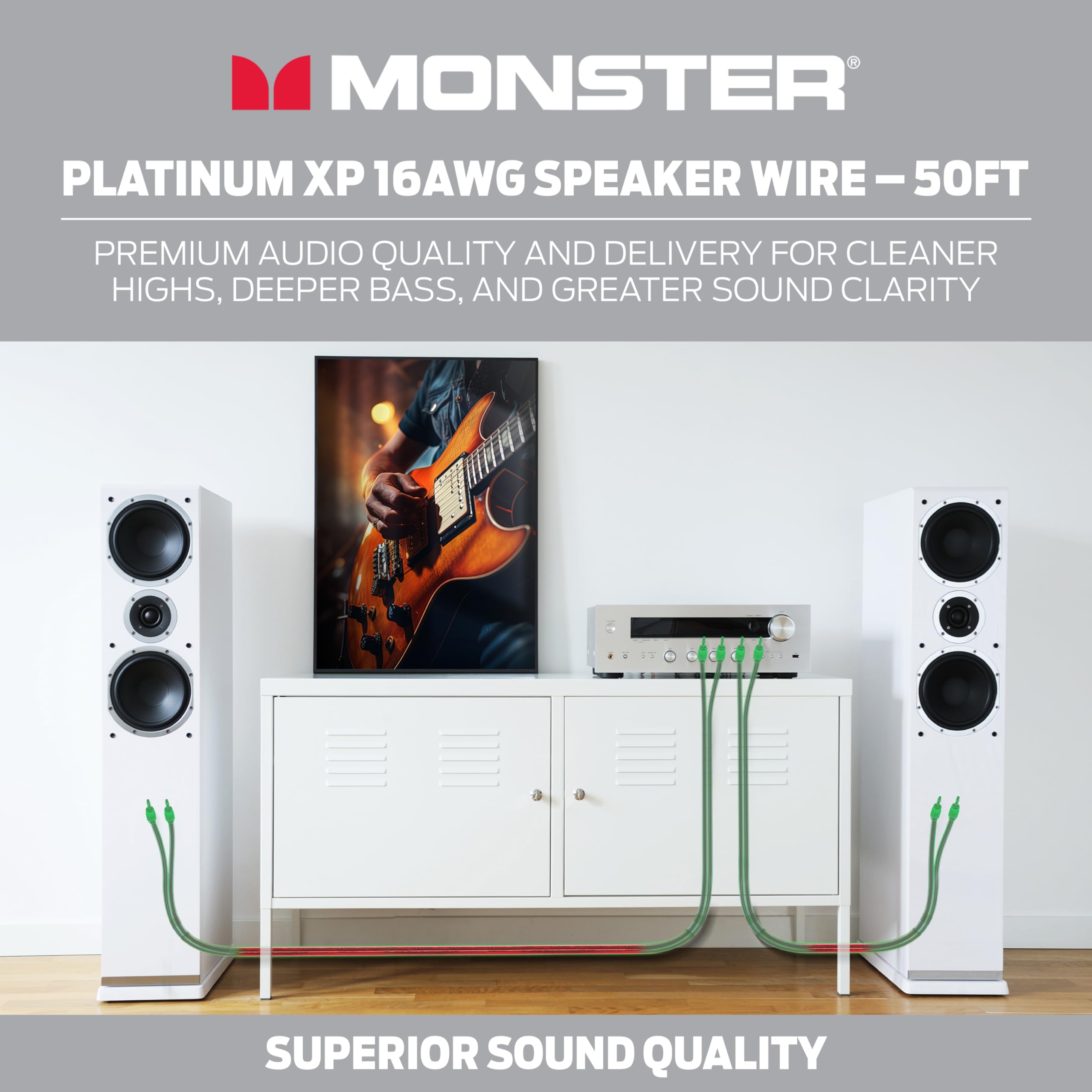 Mua Monster 16 AWG Speaker Wire: Advanced Performance XP Speaker Cable ...