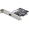 Amazon.com: StarTech.com 1-Port GbE SFP Network Card, PCIe 2.1 x1, Intel I210-IS, 1GbE ...