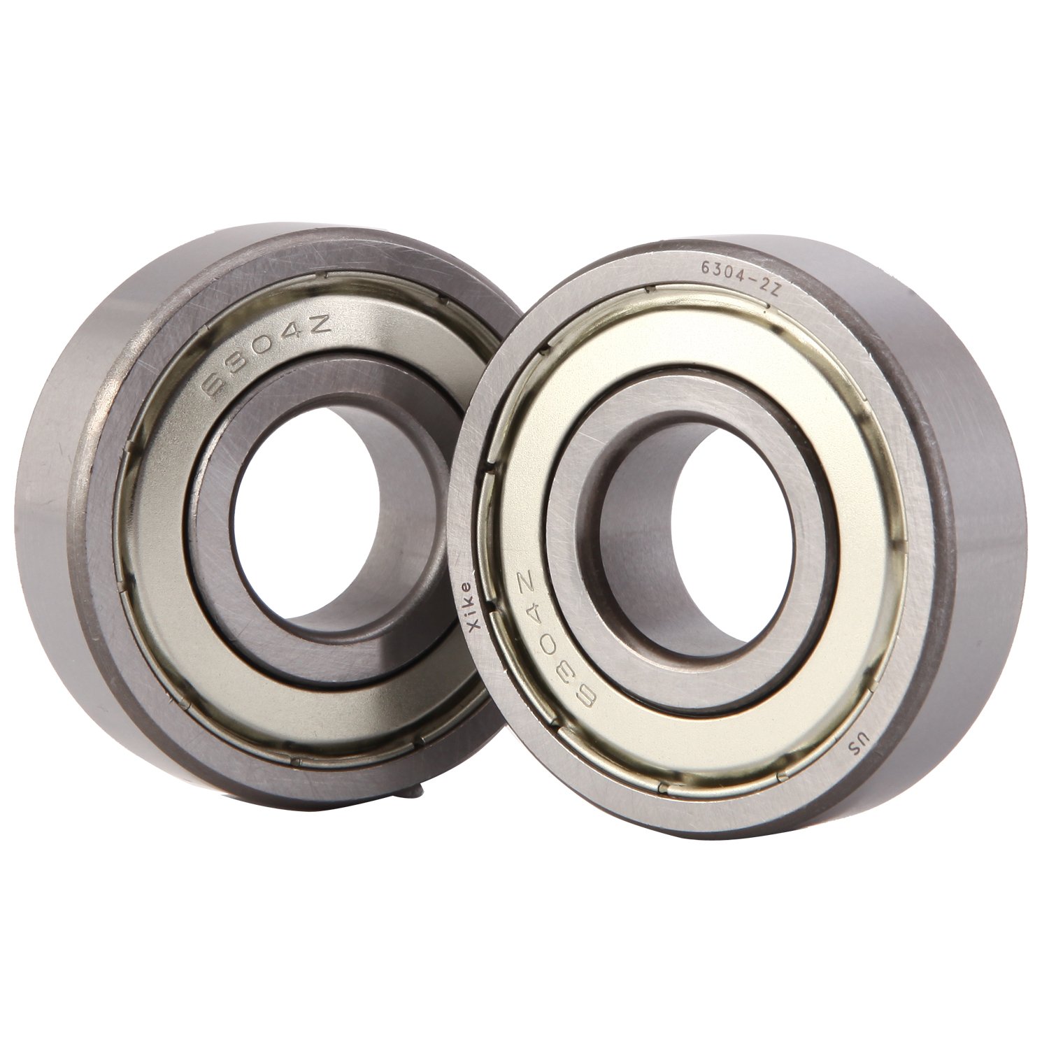 XiKe 2 Pack 6304ZZ Bearings 20x52x15mm, Stable Performance, Cost ...