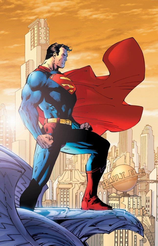 [Superman] Superman is ripped and bulky AF. When he gets hit with a red ...