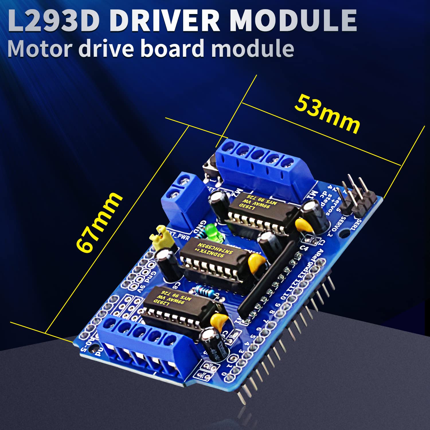 Mua V TELESKY 3Pcs L293D Motor Driver Module - Shield Expansion Board ...