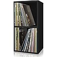 Amazon.com: Way Basics 2-Shelf Cube Book Case, Vinyl LP Record Album ...