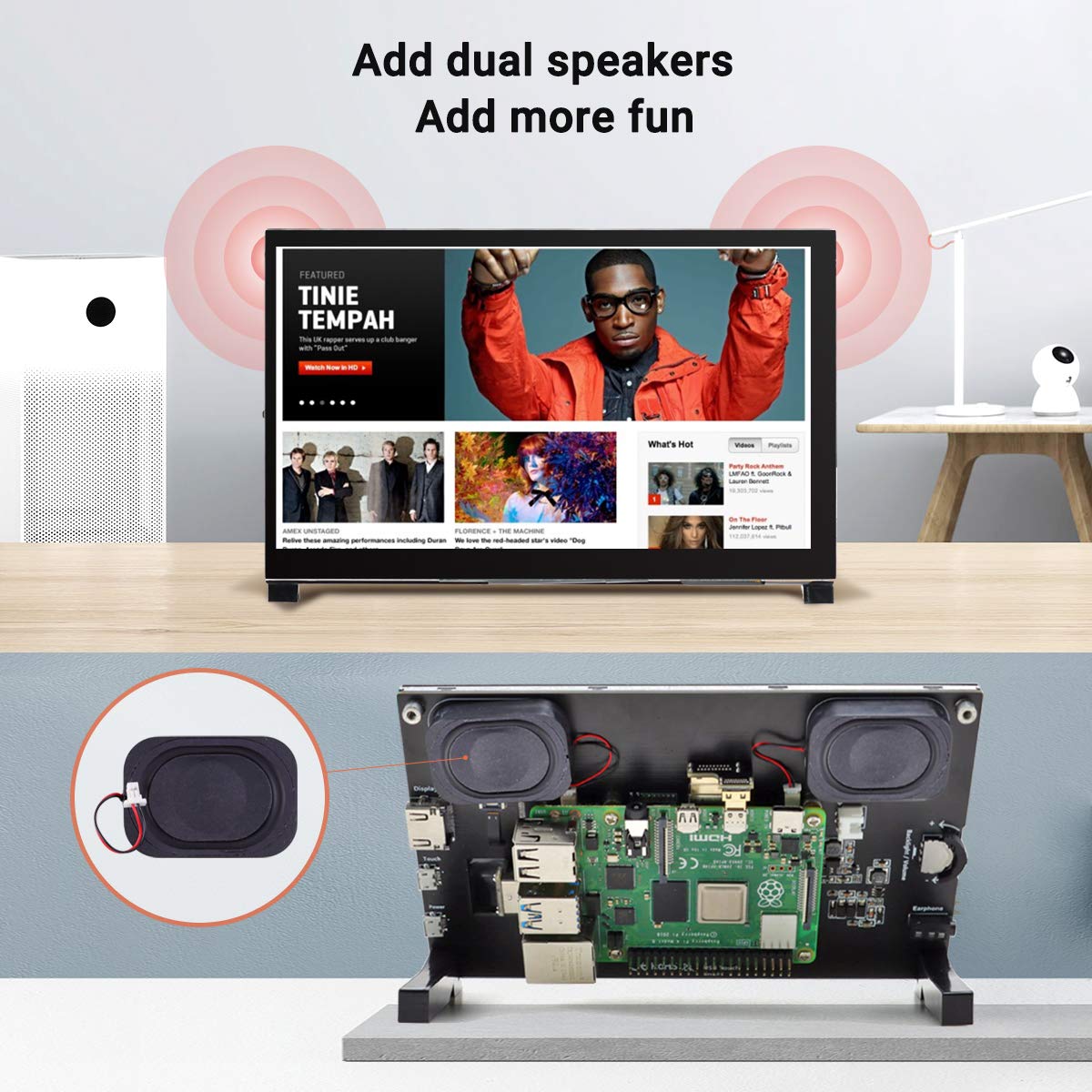 Mua ELECROW 7 Inch Touchscreen Monitor for Raspberry Pi - 1024x600 IPS ...