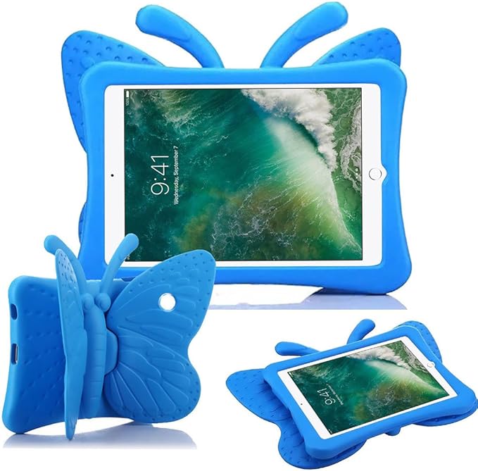 iPad Mini Case for Kids, Cute Butterfly Wing Double as Stand Light ...