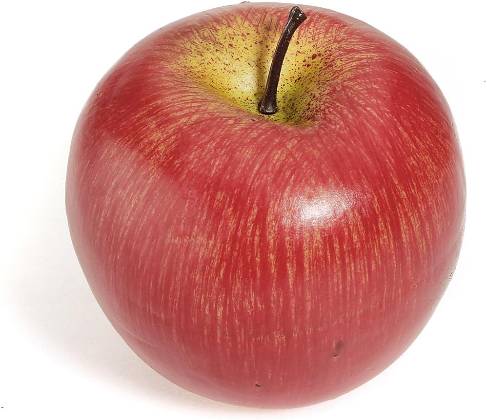 1pcs Decorative Large Artificial Fake Red Apple Plastic Fruits Home ...