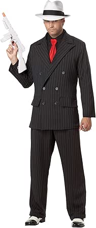 Amazon.com: Mob Boss Adult Costume - Medium: Clothing