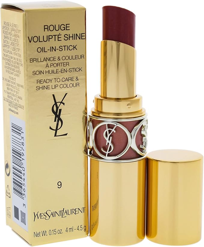 Yves Saint Laurent Rouge Volupté Shine Rossetto, 09 Nude Sheer, 3.2 g ...