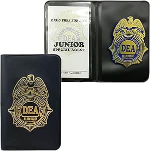 Amazon.com: dea JR Special Agent Badge and Credential Case U.S.Drug ...