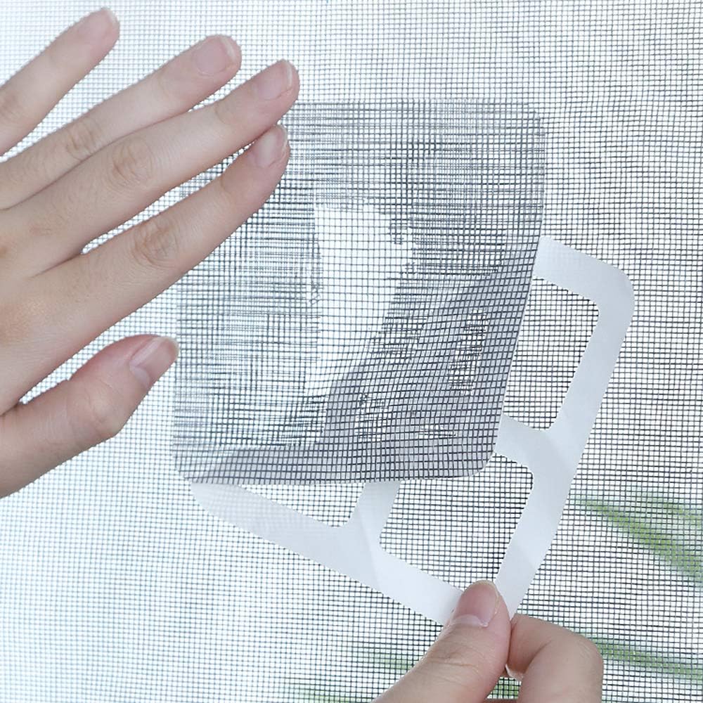 Corrines 4Pack Window Mosquito Net DIY Self-Adhesive Window Screen ...